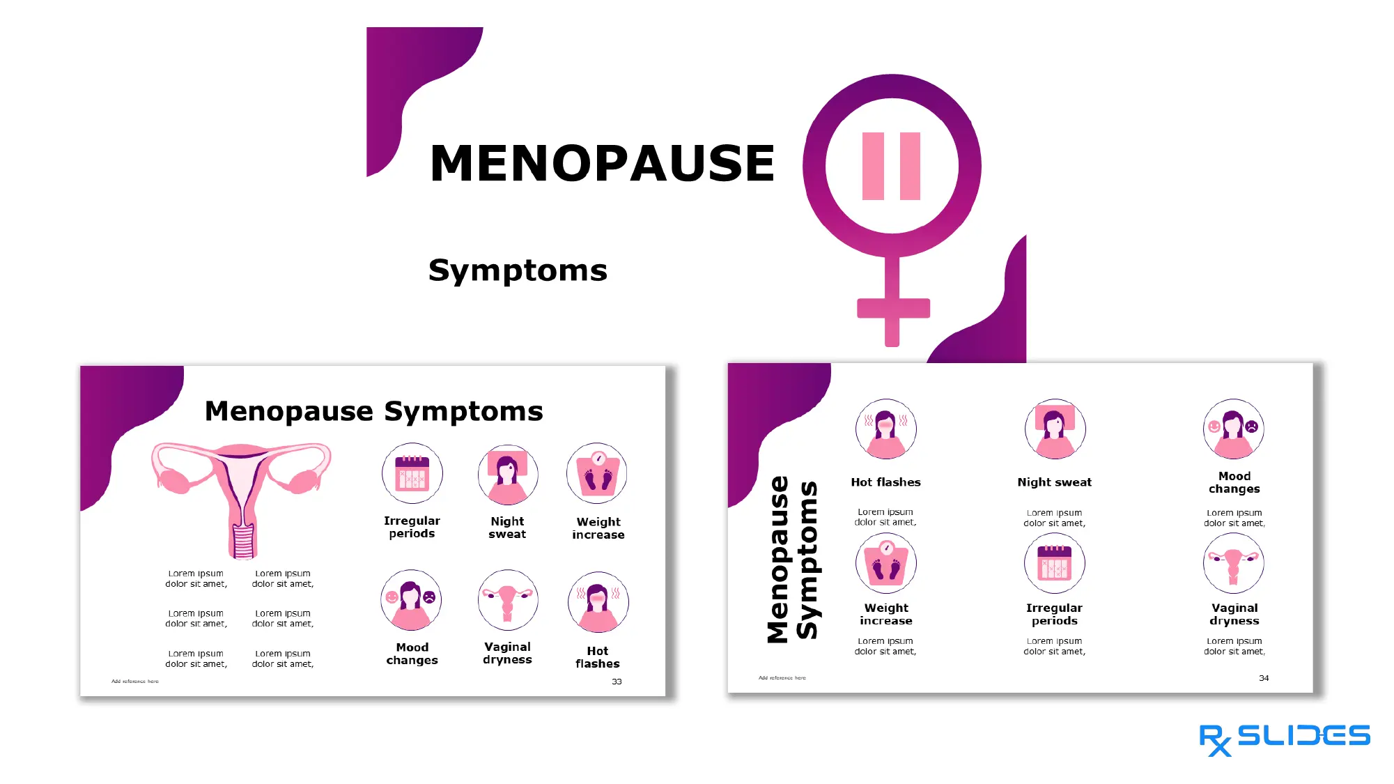 Download Menopause PowerPoint Template|RxSlides